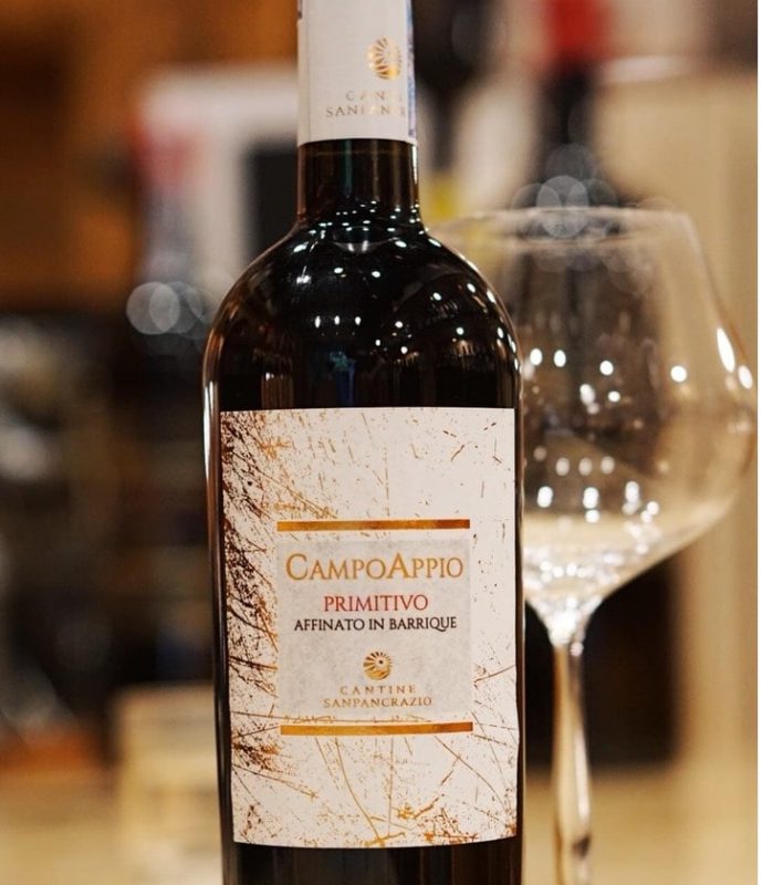 Rượu Vang Campo Appio Primitivo – Cantine San Pancrazio - Vương Quốc Rượu