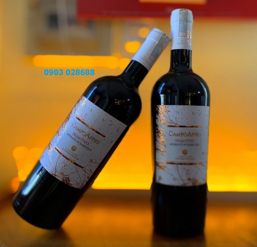 Rượu Vang Campo Appio Primitivo – Cantine San Pancrazio - Vương Quốc Rượu
