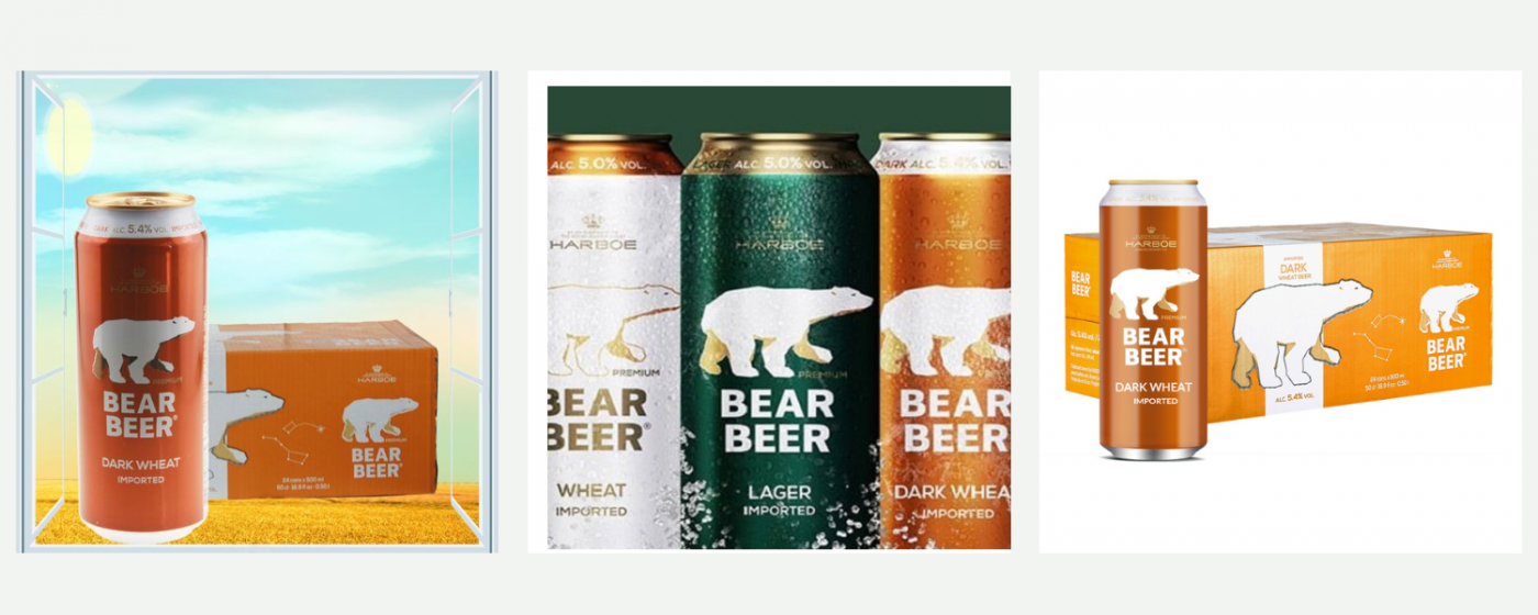 Bia gấu Bear Beer Dark Wheat 5,4% Đức | So sánh dòng bia