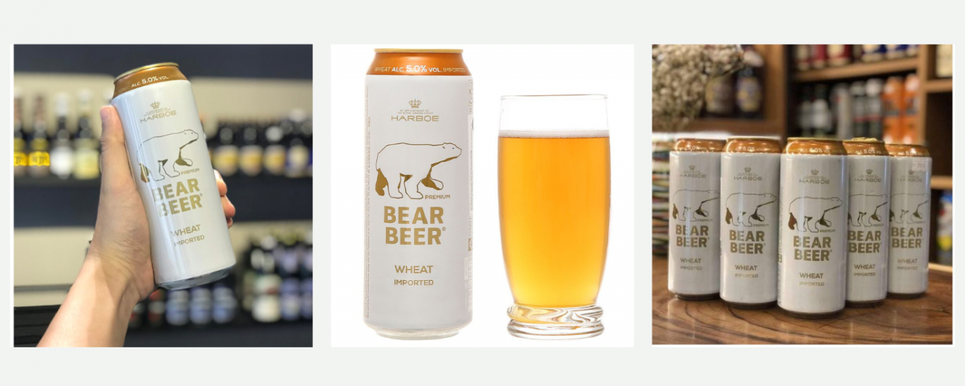 Bia gấu Bear Beer Wheat 5% Đức | So sánh dòng bia