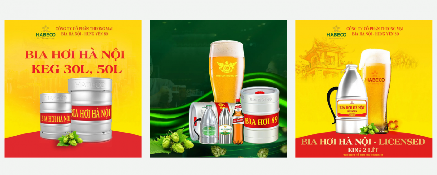 Bia tươi Hà Nội 89 Habeco [Giao hỏa tốc]